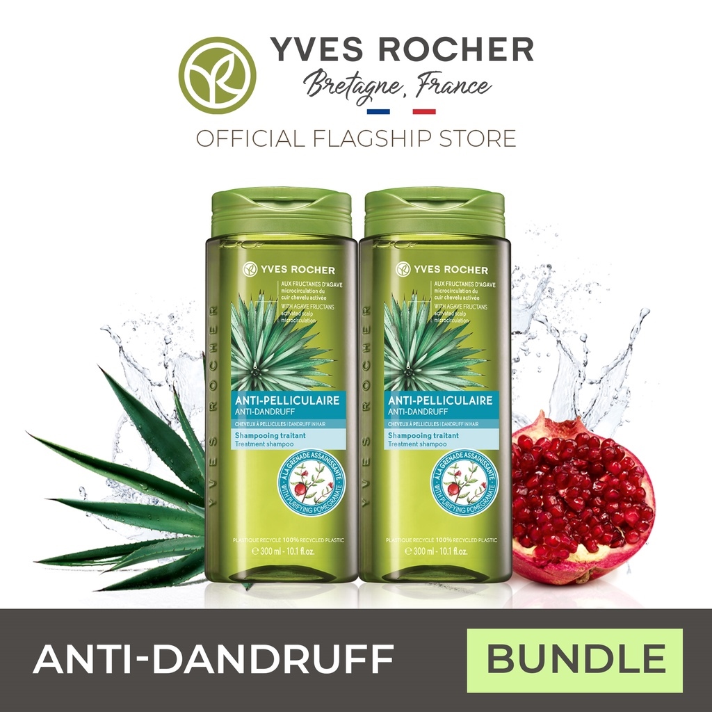 YVES ROCHER Anti Dandruff Shampoo 300ml of 2 | Lazada PH