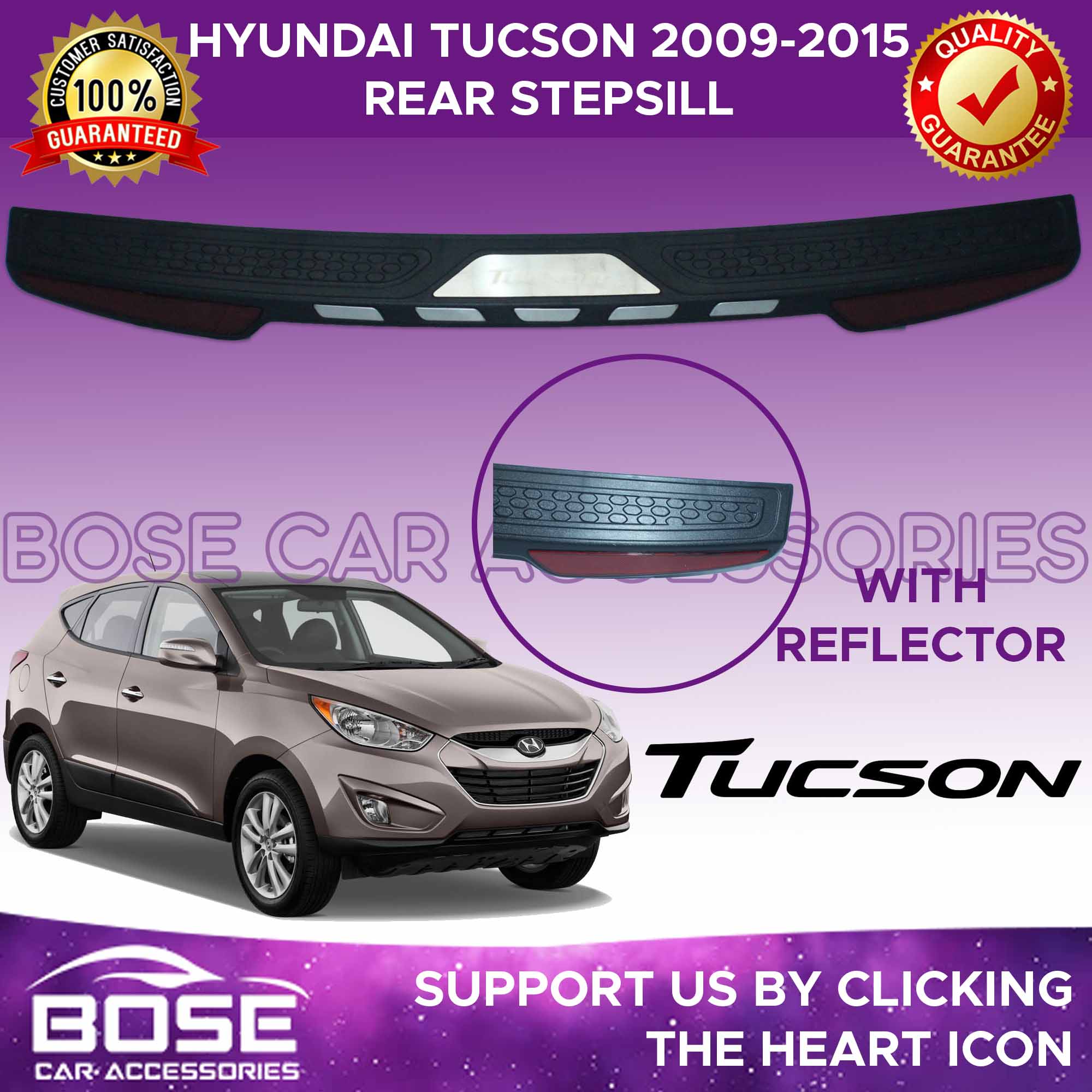 Premium Hyundai Tucson 2016 2017 2018 / 2019 2020 2021 2022 Rear ...