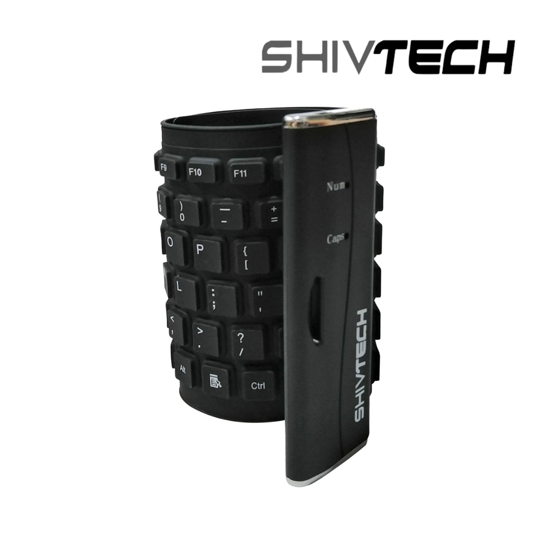 Shivtech SHIV-909 Flexible Foldable Silicone Wired Keyboard | Lazada PH