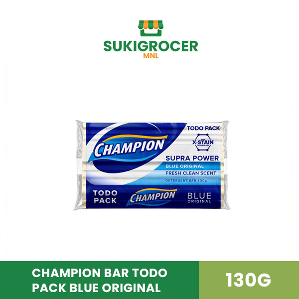 Champion Bar Todo Pack Blue Original 130g | Lazada PH