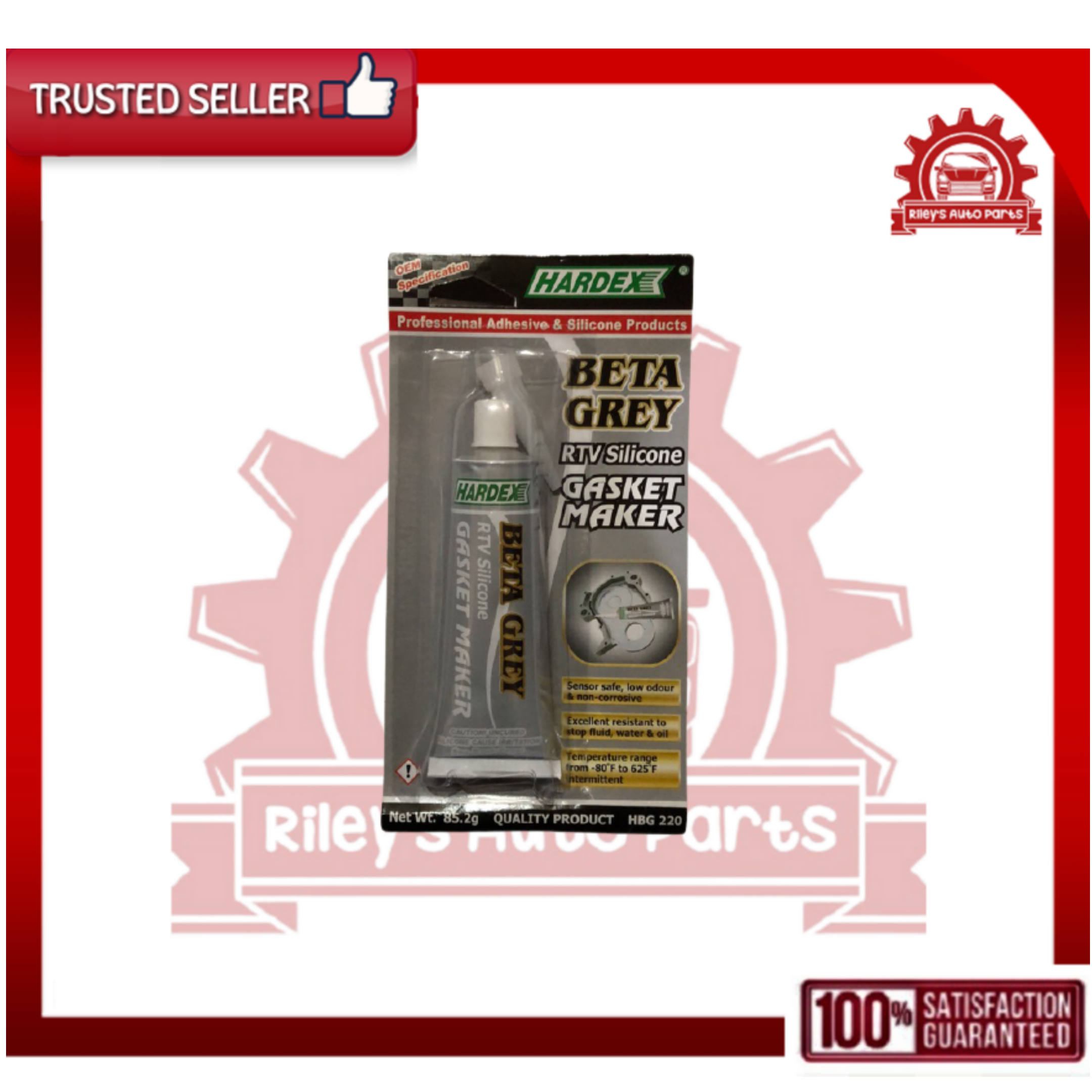 HARDEX BETA GREY RTV SILICONE GASKET MAKER 85.2g | Lazada PH