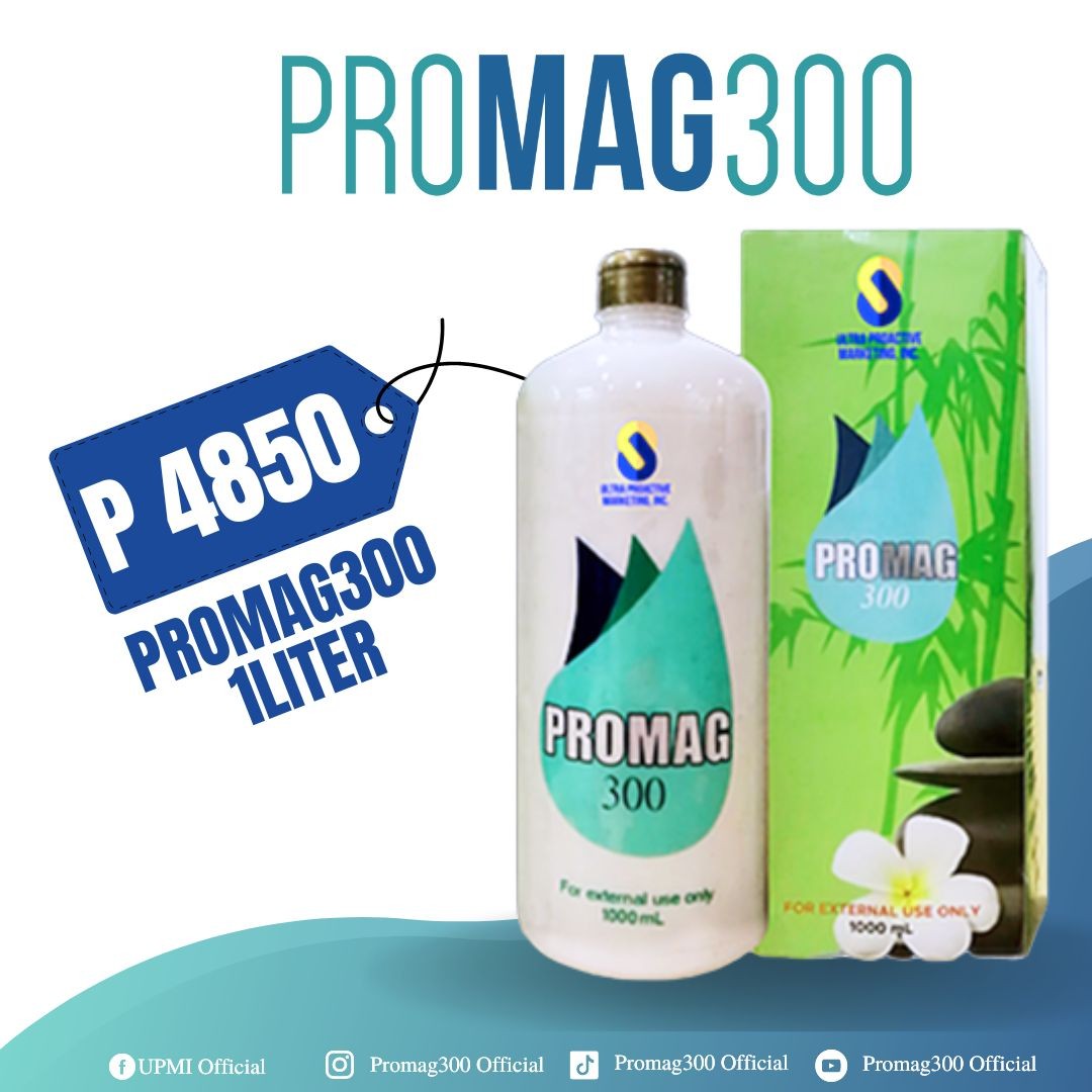 Promag 300 Magnesium 1Liter (FOOT SOAK, SPA, BODY WASH) | Lazada PH