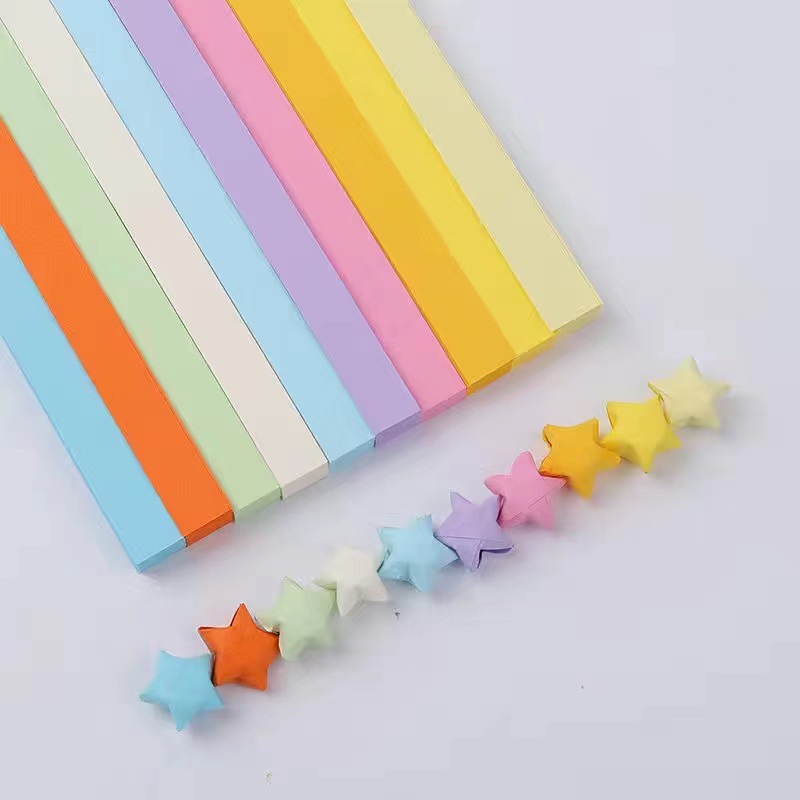 Lucky Star Origami Paper Philippines 540/380PCS Colorful Paper Stars