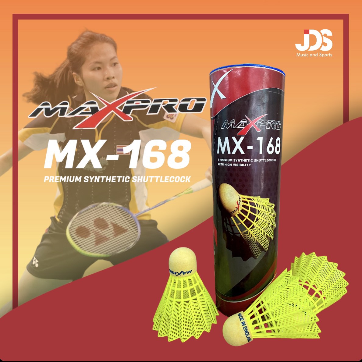 Maxpro MX-168 Premium Synthetic Shuttlecock | Lazada PH