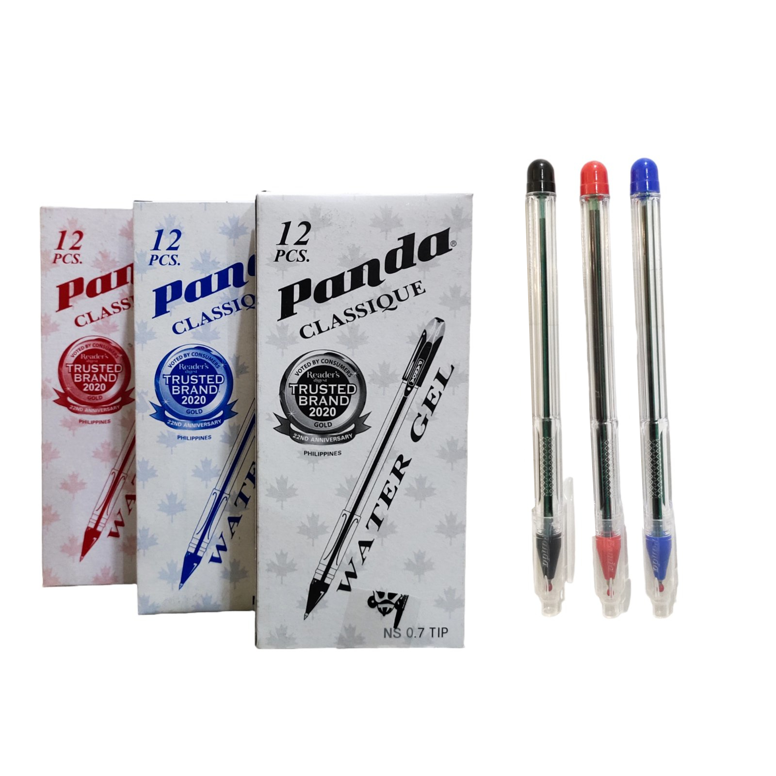 1 CASE Original Panda Ballpen Classique, Crystal, Newmatic, Gel Tech ...