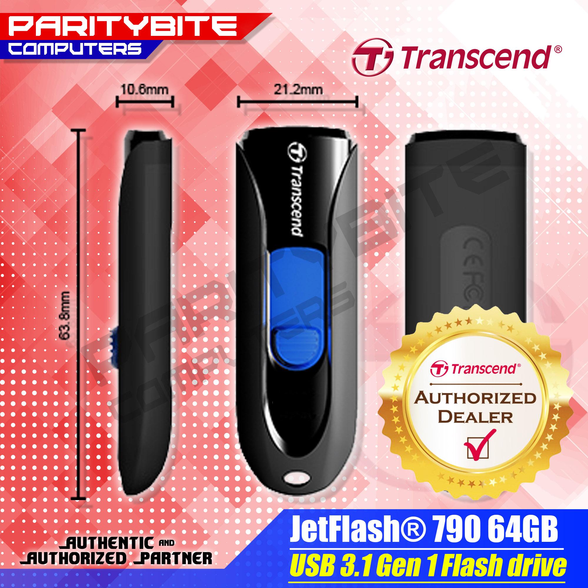 Transcend USB 3.1 Gen 1 JF790 64GB Flash Drive (Original) | Lazada PH