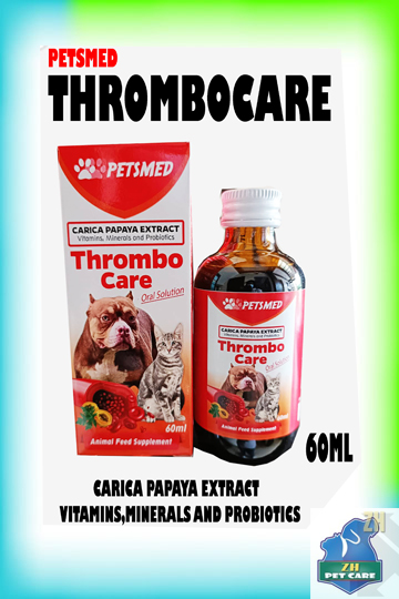 Petsmed THROMBOCARE 60ML | Lazada PH