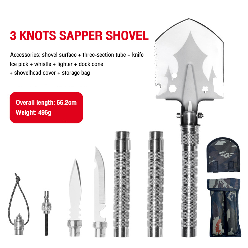 Sapper Shovel Manganese steel extension folding multifunctional vehicle ...