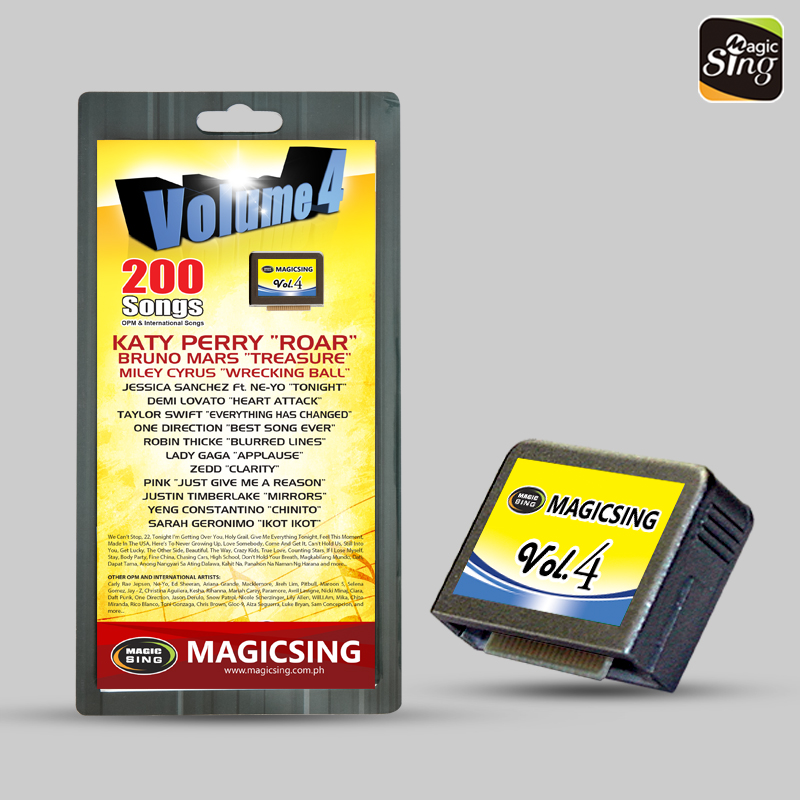 Magic Sing Song Chip | Volume 4 | 200 OPM and International songs ...