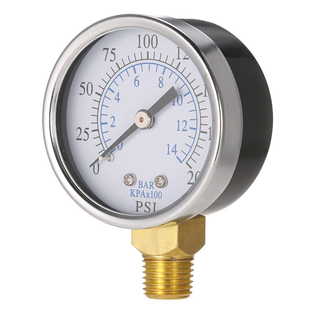 50mm 0~200psi 0~14bar Pool Filter Water Pressure Dial Hydraulic Pressure Gauge Meter Manometer 1 ...