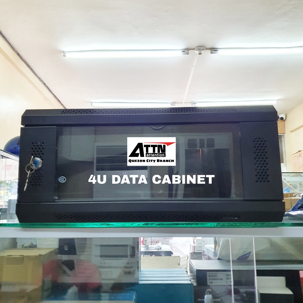 4U Data Cabinet/ Network Server Cabinet / Rack Wall mountable | Lazada PH