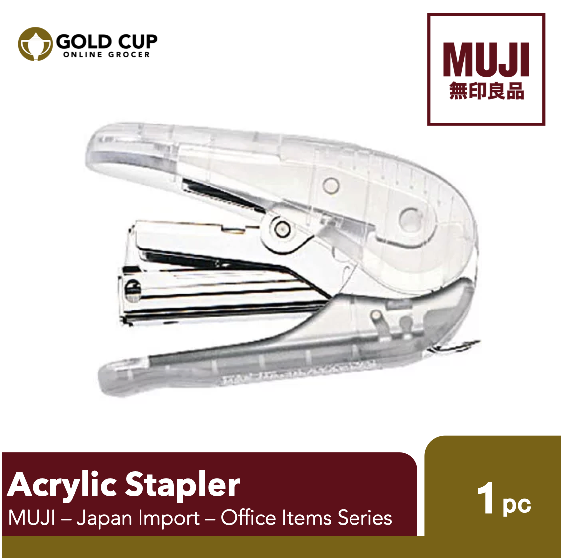 MUJI Acrylic Stapler | Lazada PH