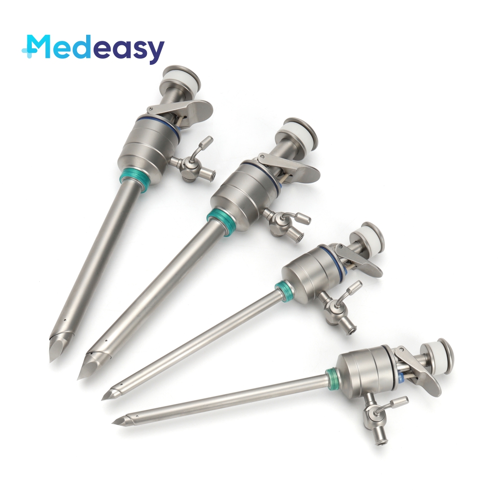 Laparoscopic Reusable Surgical Trocar and Cannula 5mm 10mm 12mm 15mm ...