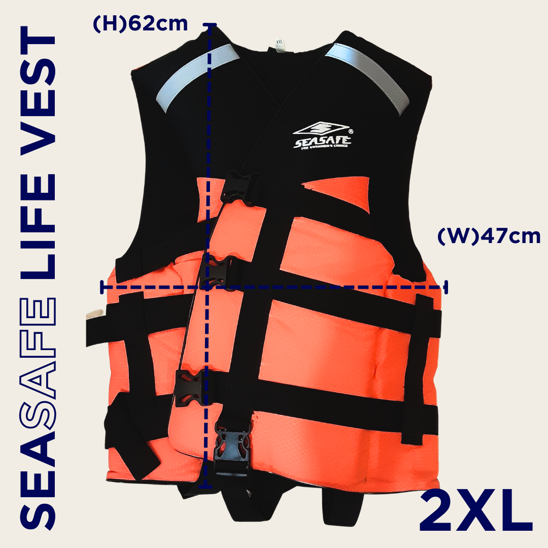 Sea Safe Life Vest Reflectorized GoodCatch Fishing Buddy | Lazada PH
