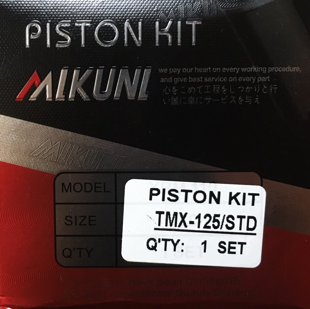 Motorcycle Piston Kit for TMX ( STD ) | Lazada PH