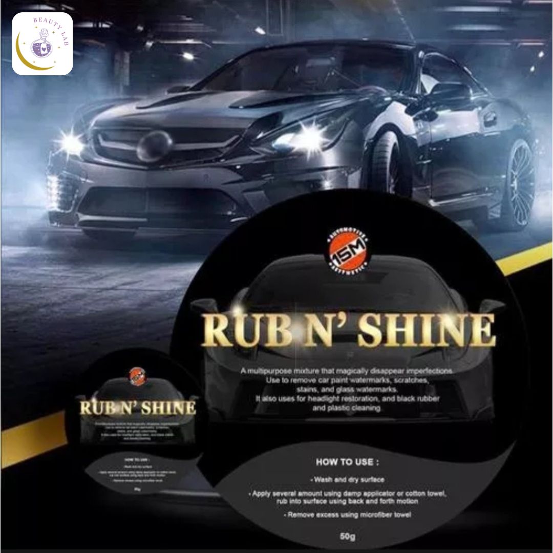 RUB N' SHINE Multi Purpose Cleaner Glass watermarks Scratch Remover ...