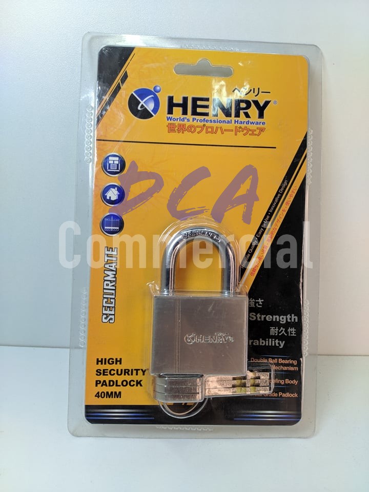 Henry Heavy Duty Regular Padlock | Lazada PH