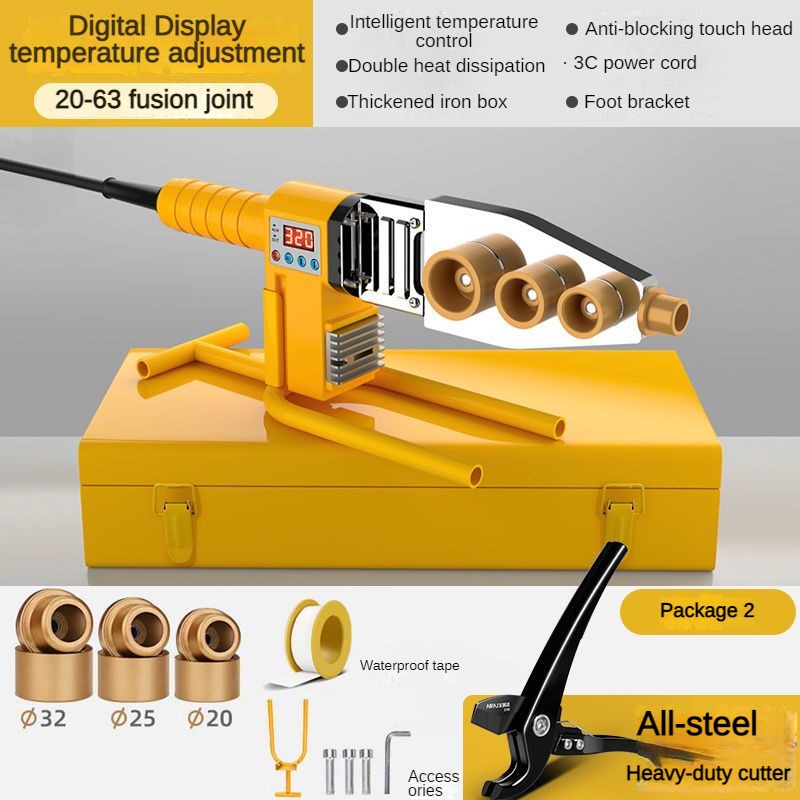 【With Free PPR CUTTER+Iron Case】800W 1000W Big-Tree PPR FUSION MACHINE ...