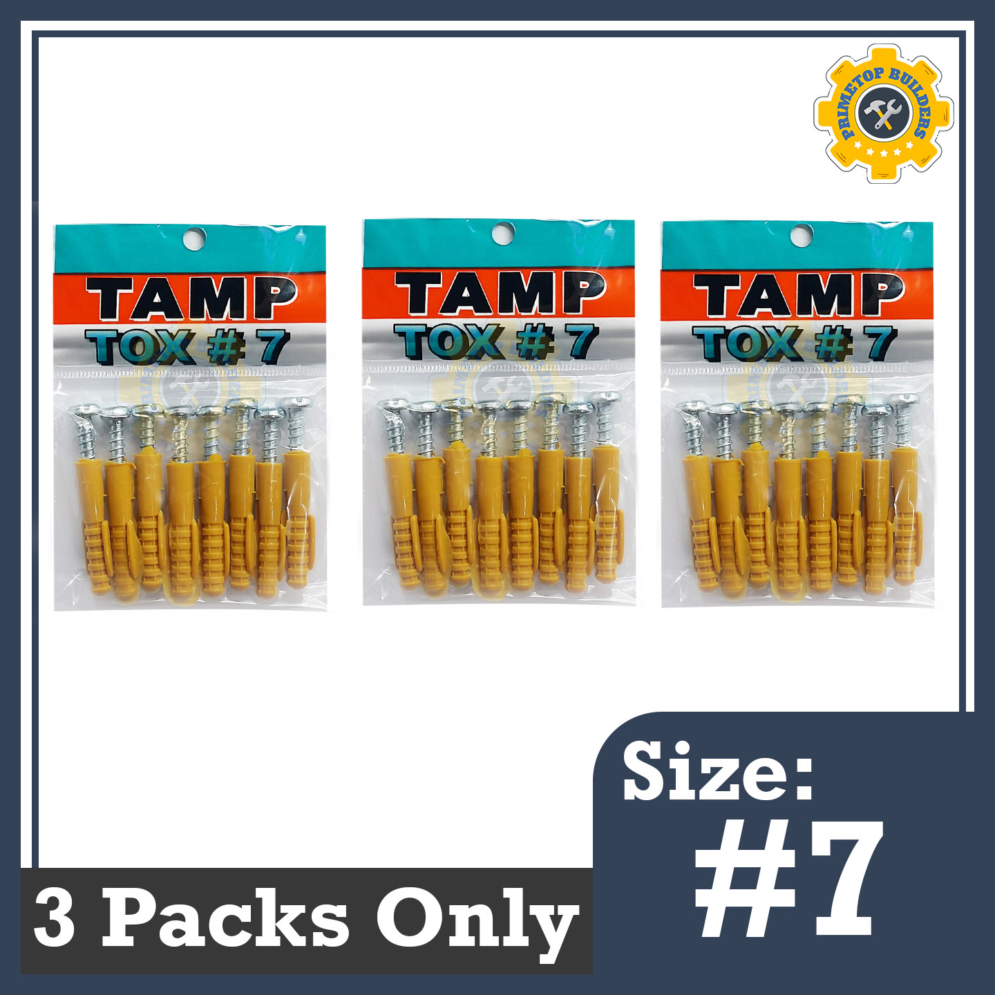 TOX with Screw (8Pcs/Pack) 3 PACKS ONLY PRIMETOP | Lazada PH