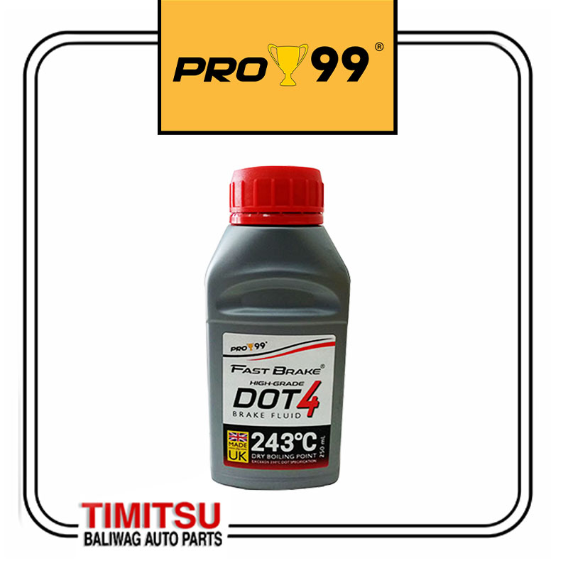 PRO99 DOT 4 BRAKE FLUID 250ML PART NO. PBF4-8190-250 | Lazada PH