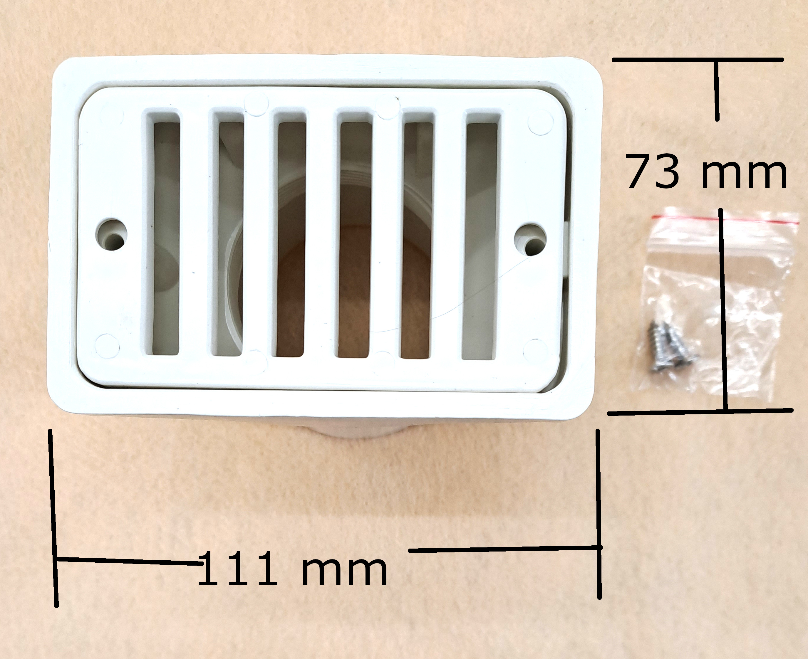 Water Return Fitting Water Return Strainer Main Drain Gutter Deck ...