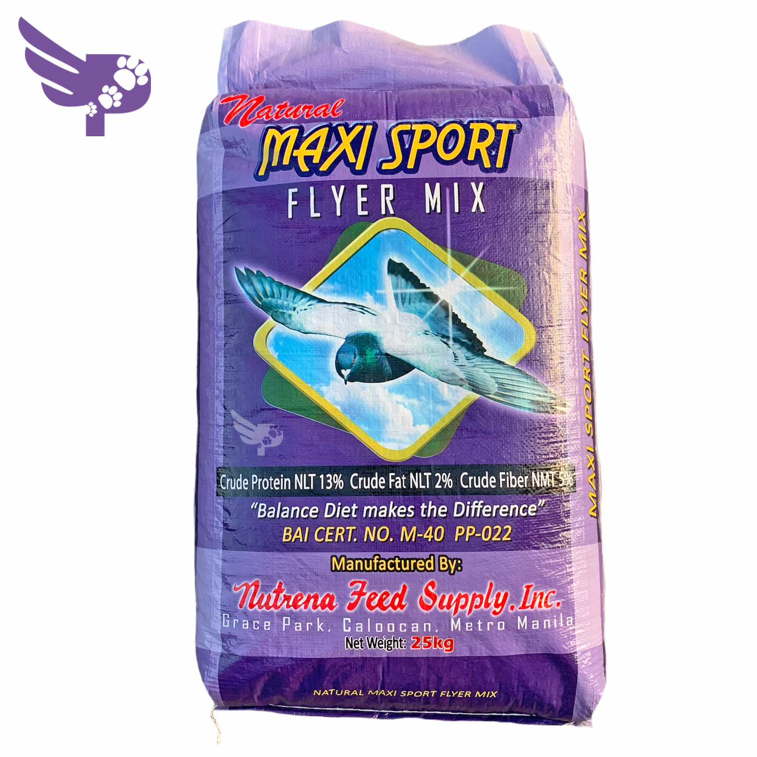Natural Maxi Sport Flyer Mix 25kg - Feeds For Pigeon - 25 kg - By ...