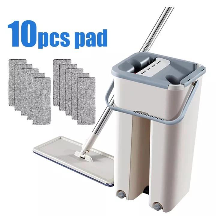 Original Flat Mop Self Wash Squeeze Dry Floor Mop 2in1 360 Spin Mop With Bucket Mop Refill Pad ...