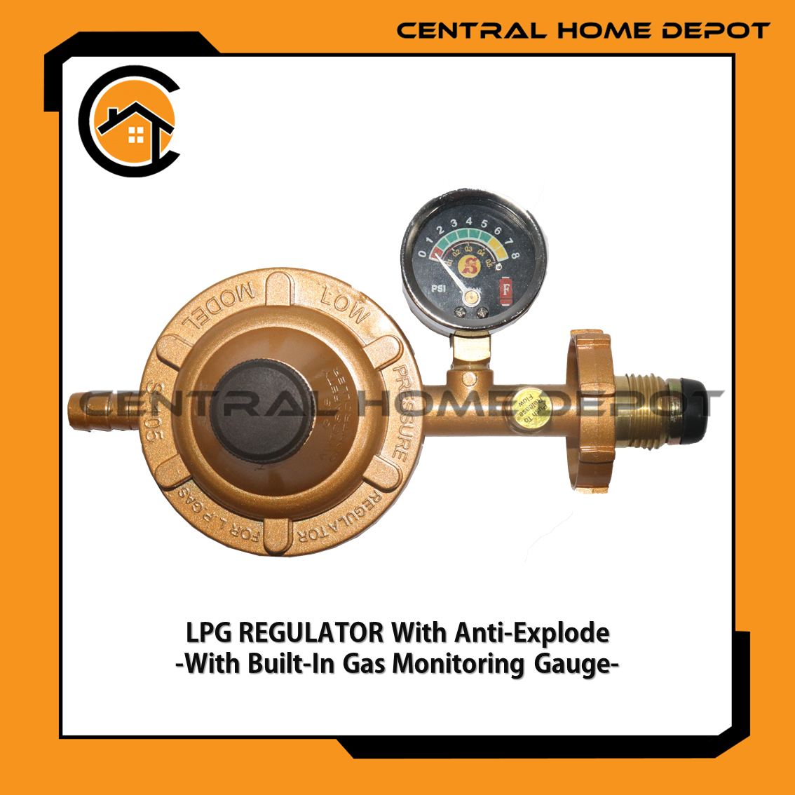 STERLING LPG Regulator With Gauge And Stopper/ S105 | Lazada PH