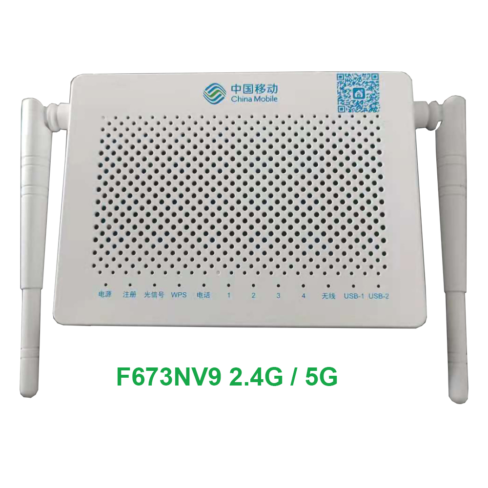 2021Original ZTE F673a V9 Dual Band 4ge+1+2usb+Ac 5g Wifi Ont ONU Gpon ...