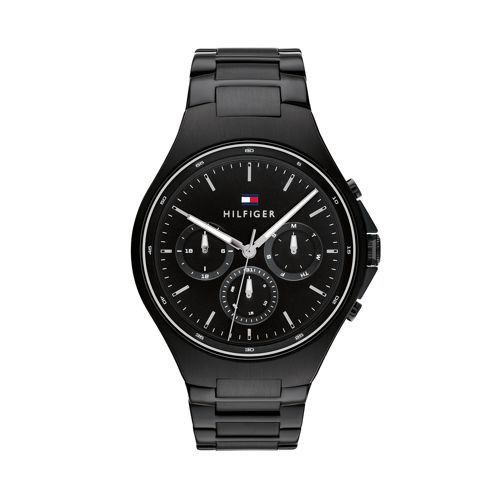 Tommy Hilfiger TH1792055 Men's Ionic Plated Black Steel Bracelet and ...