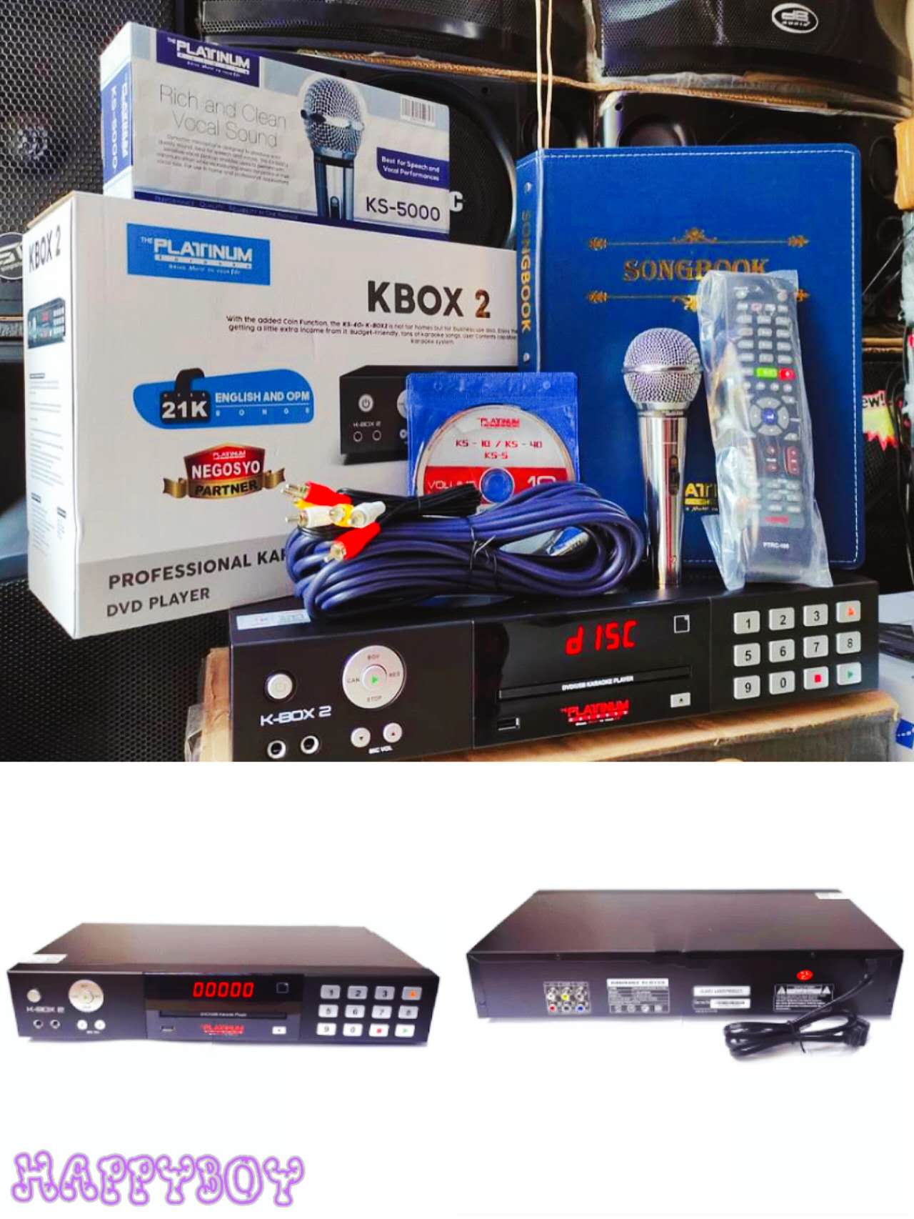 Platinum Karaoke KBOX2 Karaoke Player with 20k songs latest update and ...