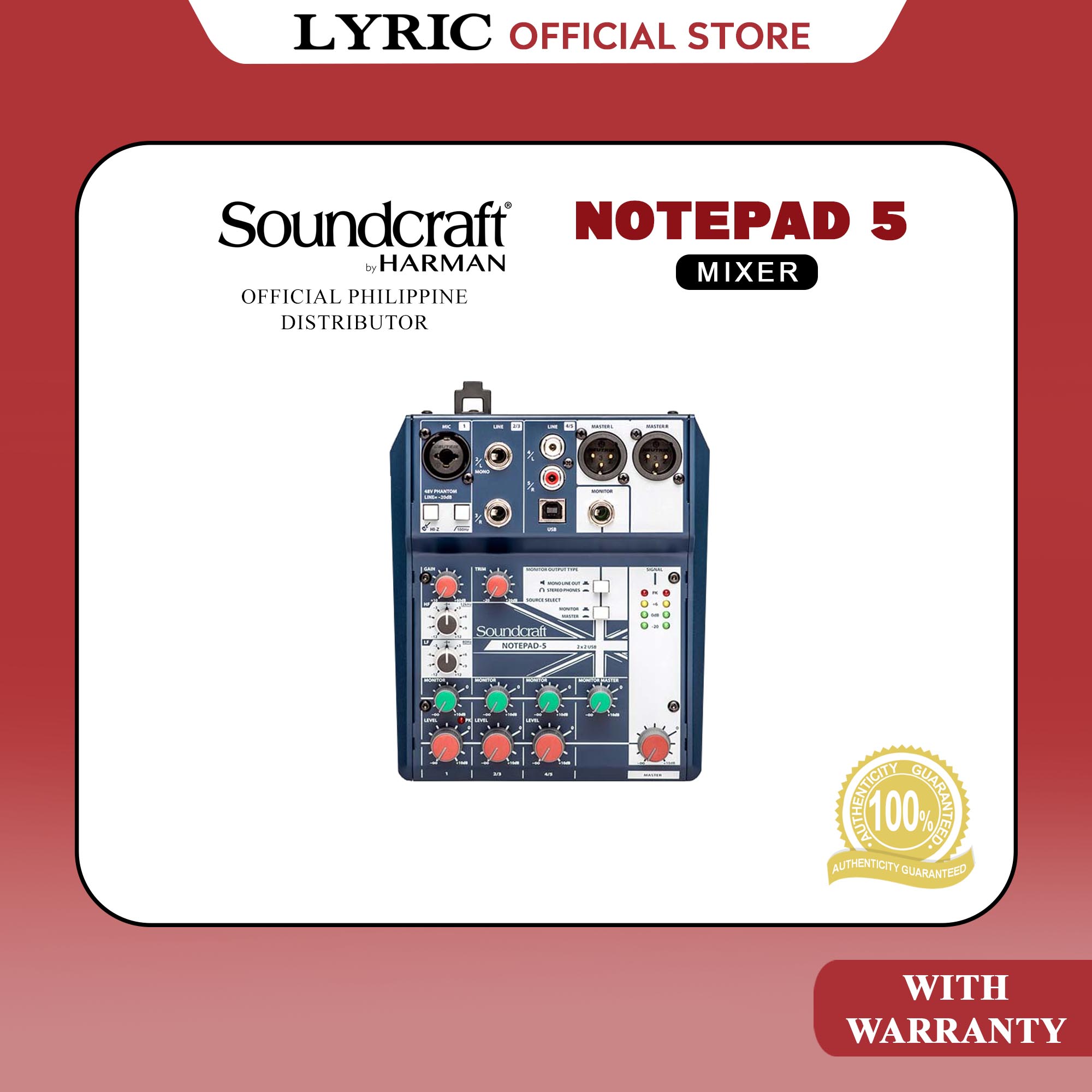 SOUNDCRAFT NOTEPAD 5 MIXER | Lazada PH
