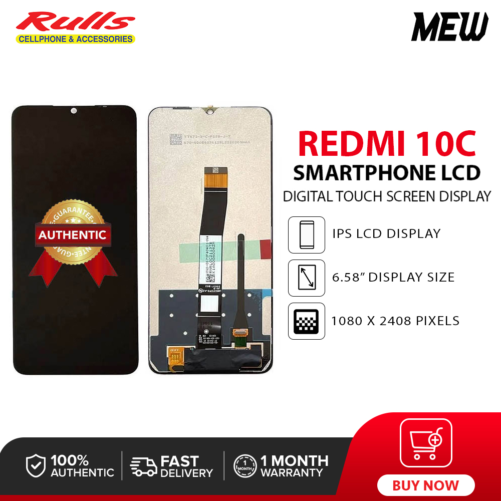 Smartphone LCD for Xiaomi Redmi 10C Digital Touch Screen Display Frame ...