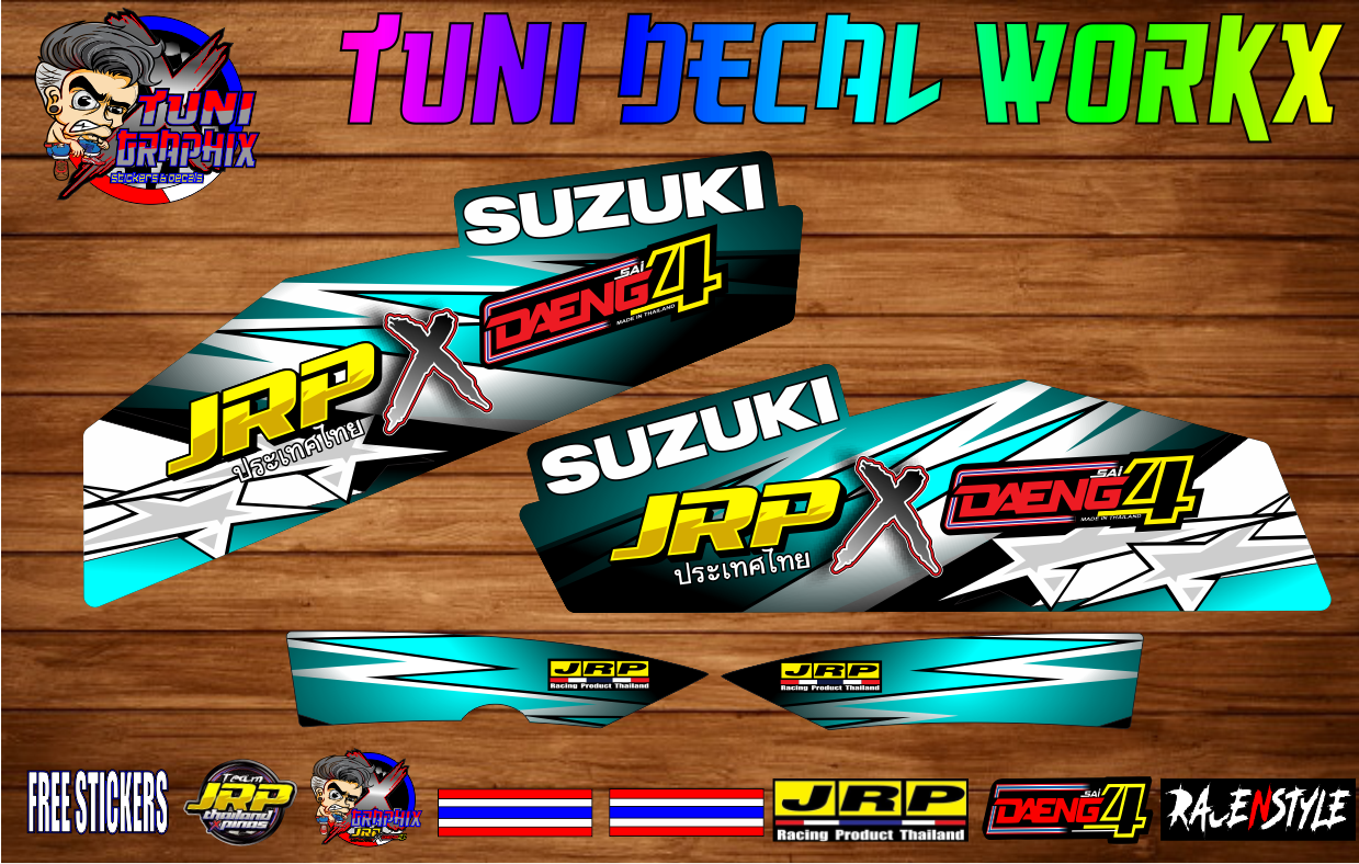 SUZUKI X4 JRP X DAENG THAI DECALS | Lazada PH