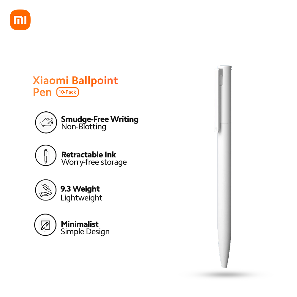 Xiaomi Ballpoint Pen 10-Pack | Lazada PH