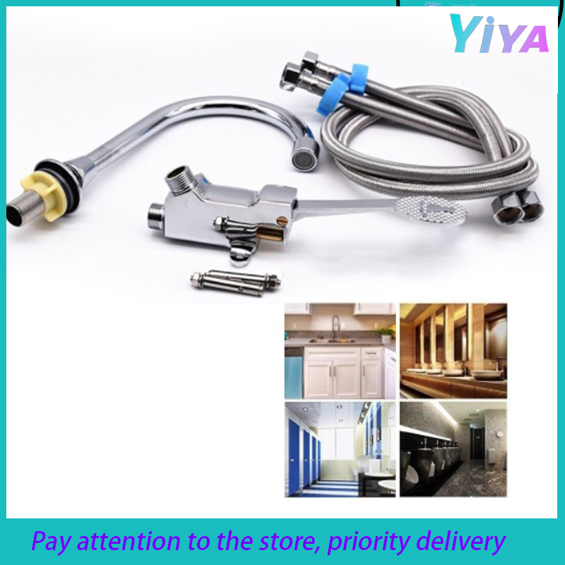 GRIPO High End stainless Full Set Hands-Free Foot Pedal Faucet hospital ...