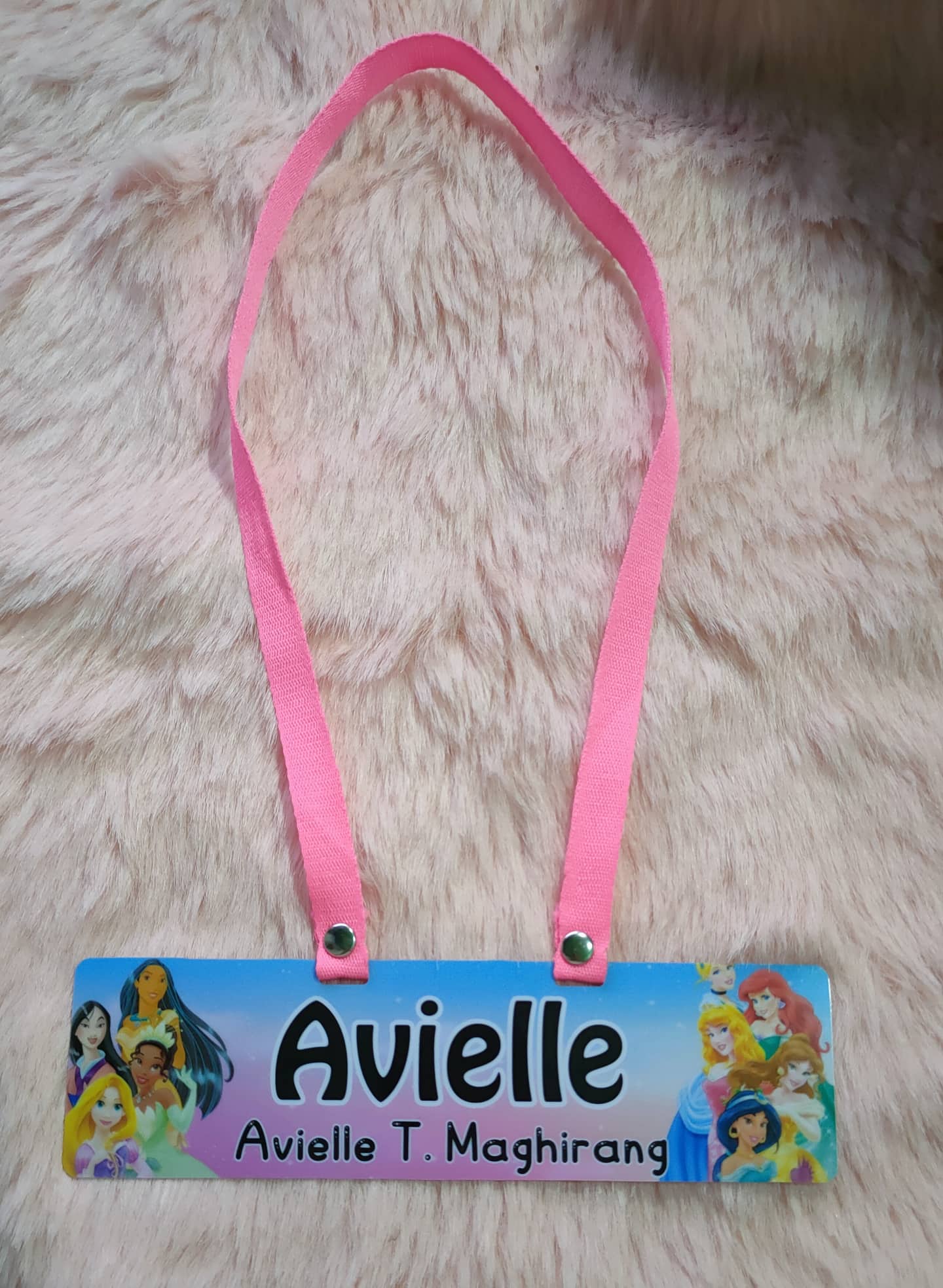 AVL's Customized PVC Name tag with Lace for kids, (please send us the ...