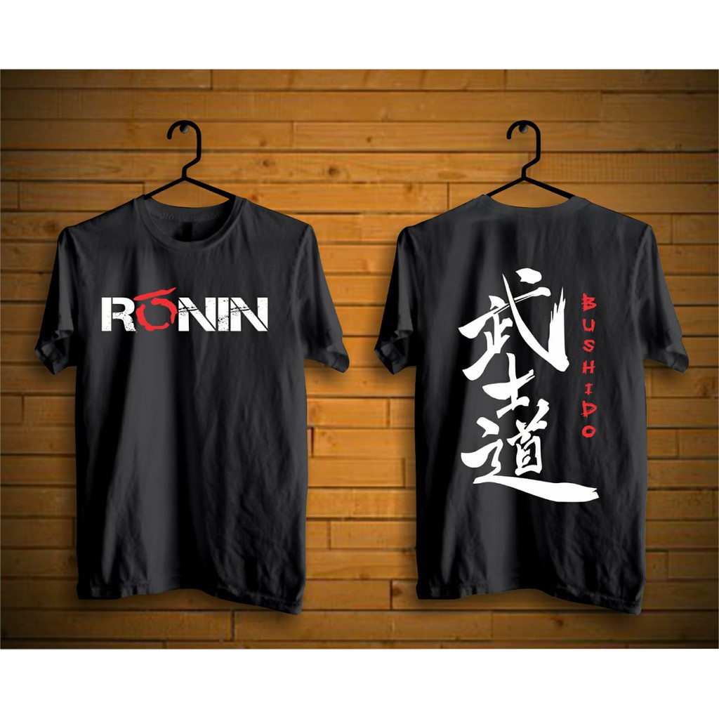 Japanese Writing T-Shirt - Ronin Bushido | Lazada PH