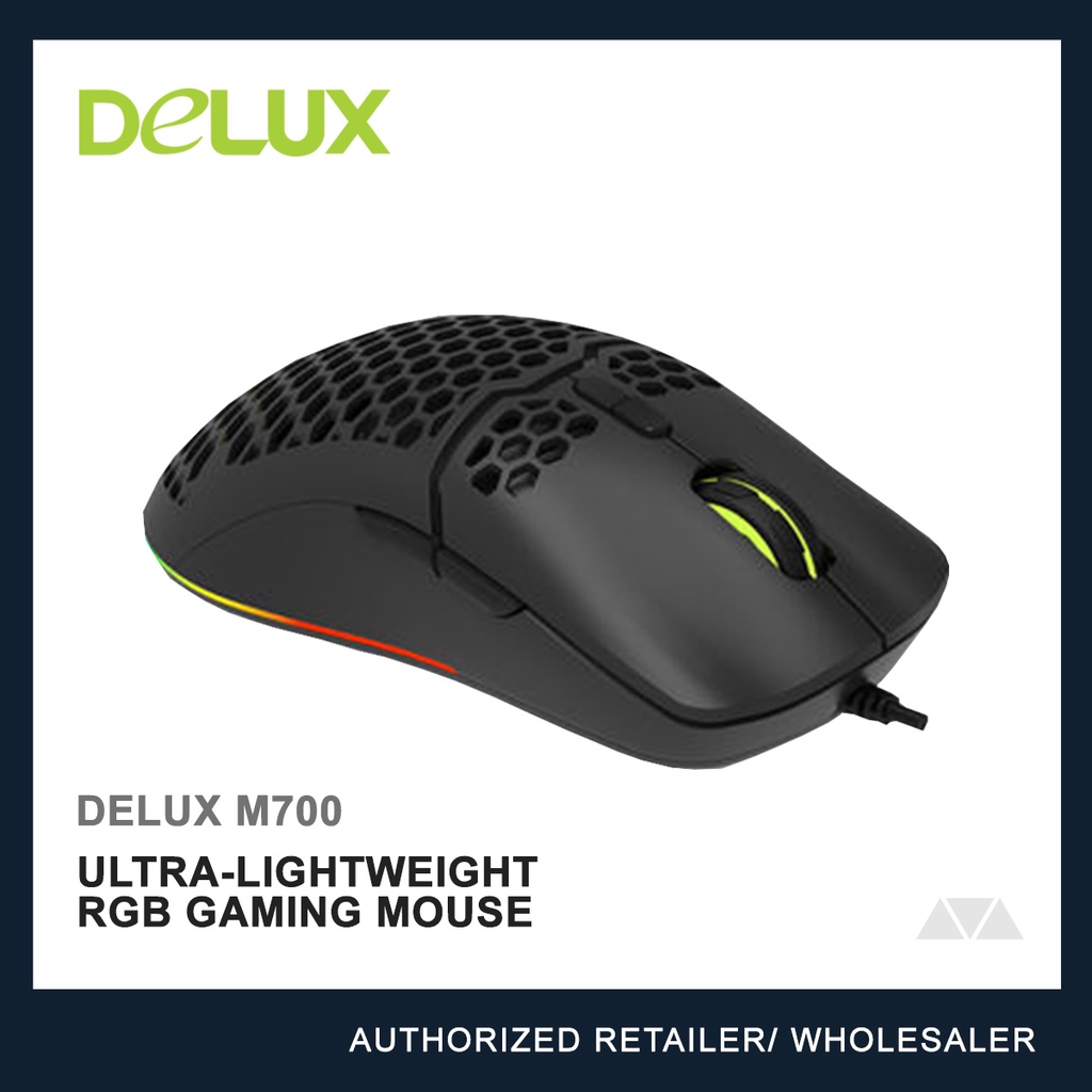 rakk keyboard Delux M700 A725 Ultra light RGB Gaming Mouse 67g ...