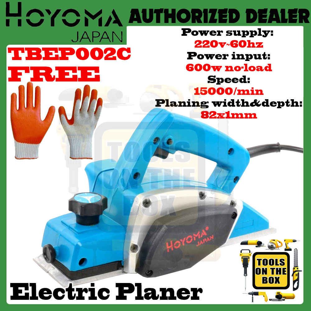 Hoyoma Electric Planer TBEP002C WITH FREE GLOVES | Lazada PH