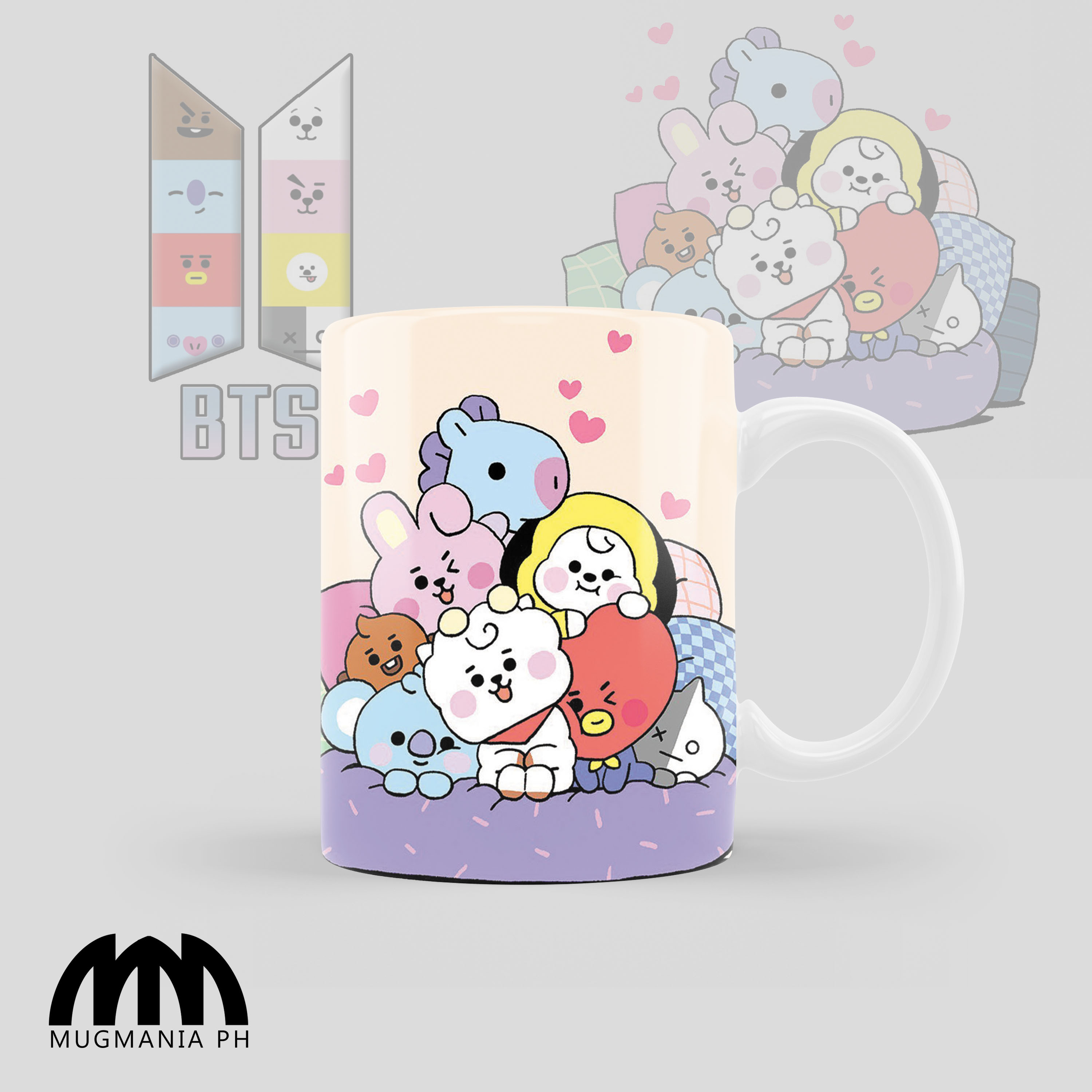 BTS x BT21 Mugs - Mugmania - BTS x BT21 Character - BT21 Character V1 ...