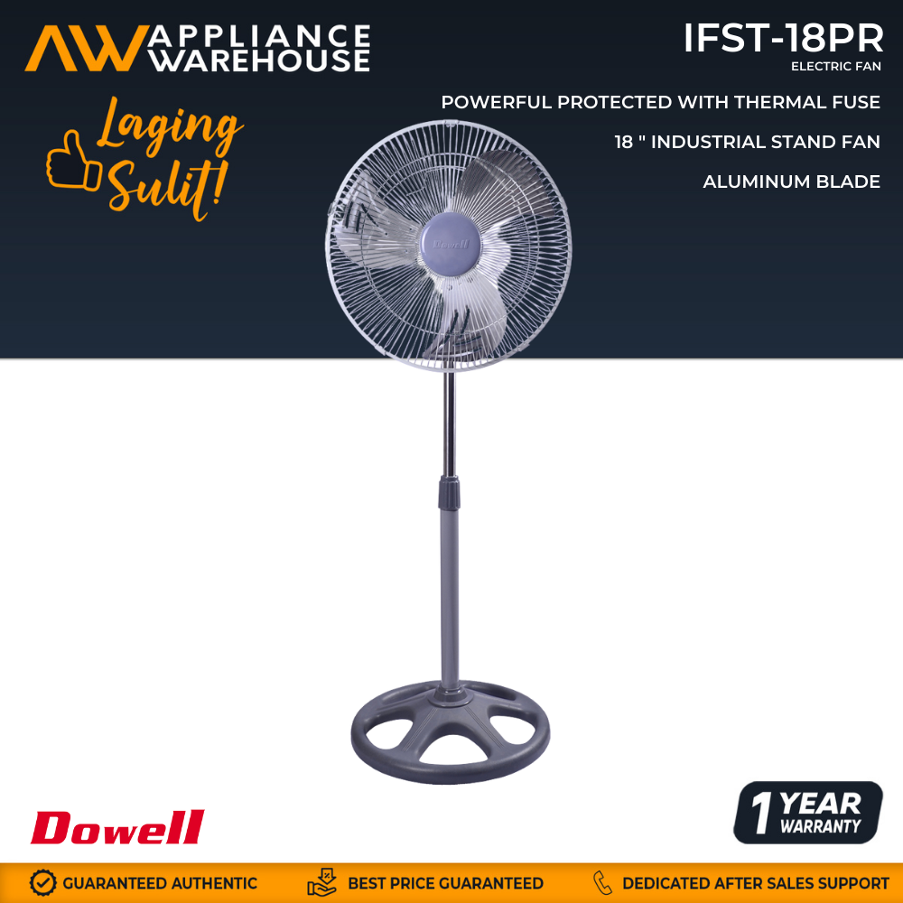 Dowell 18" Industrial Stand Fan IFST-18PR | Lazada PH