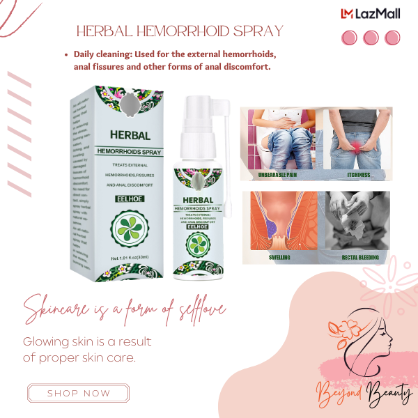 New Health Care Natural Herbal Hemorrhoid Spray 30ML Treatment Internal ...