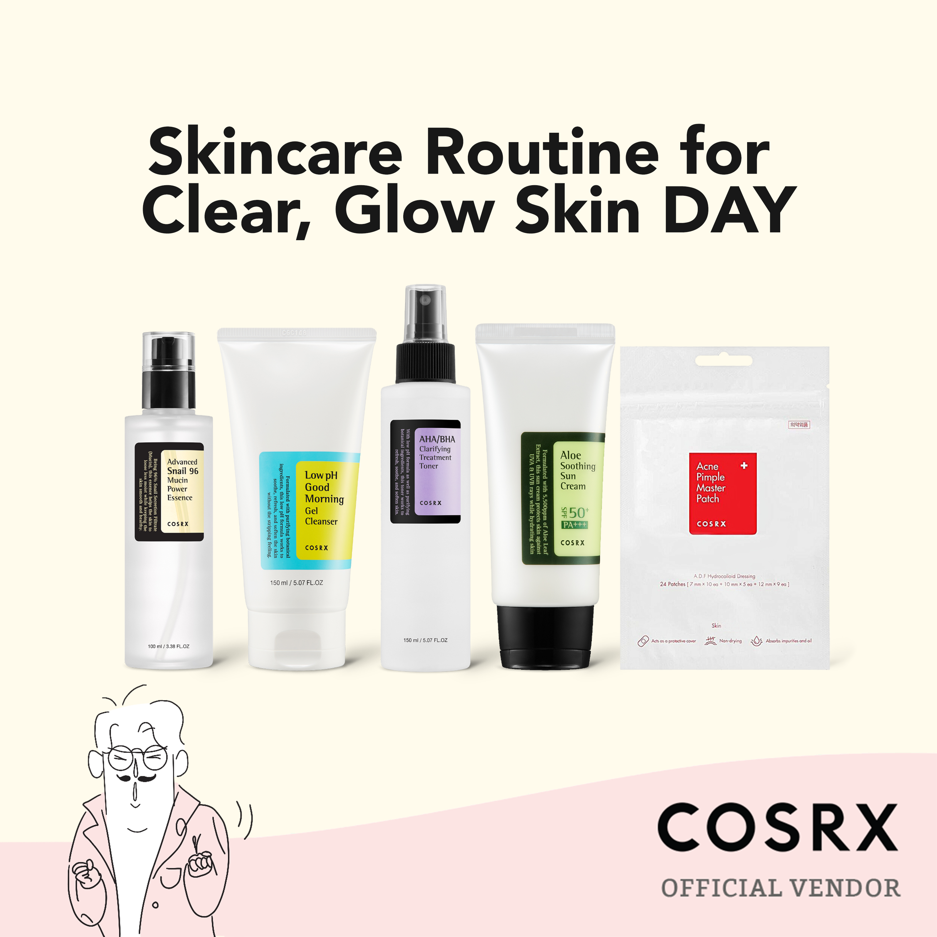 COSRX Bestsellers Day Routine | Lazada PH