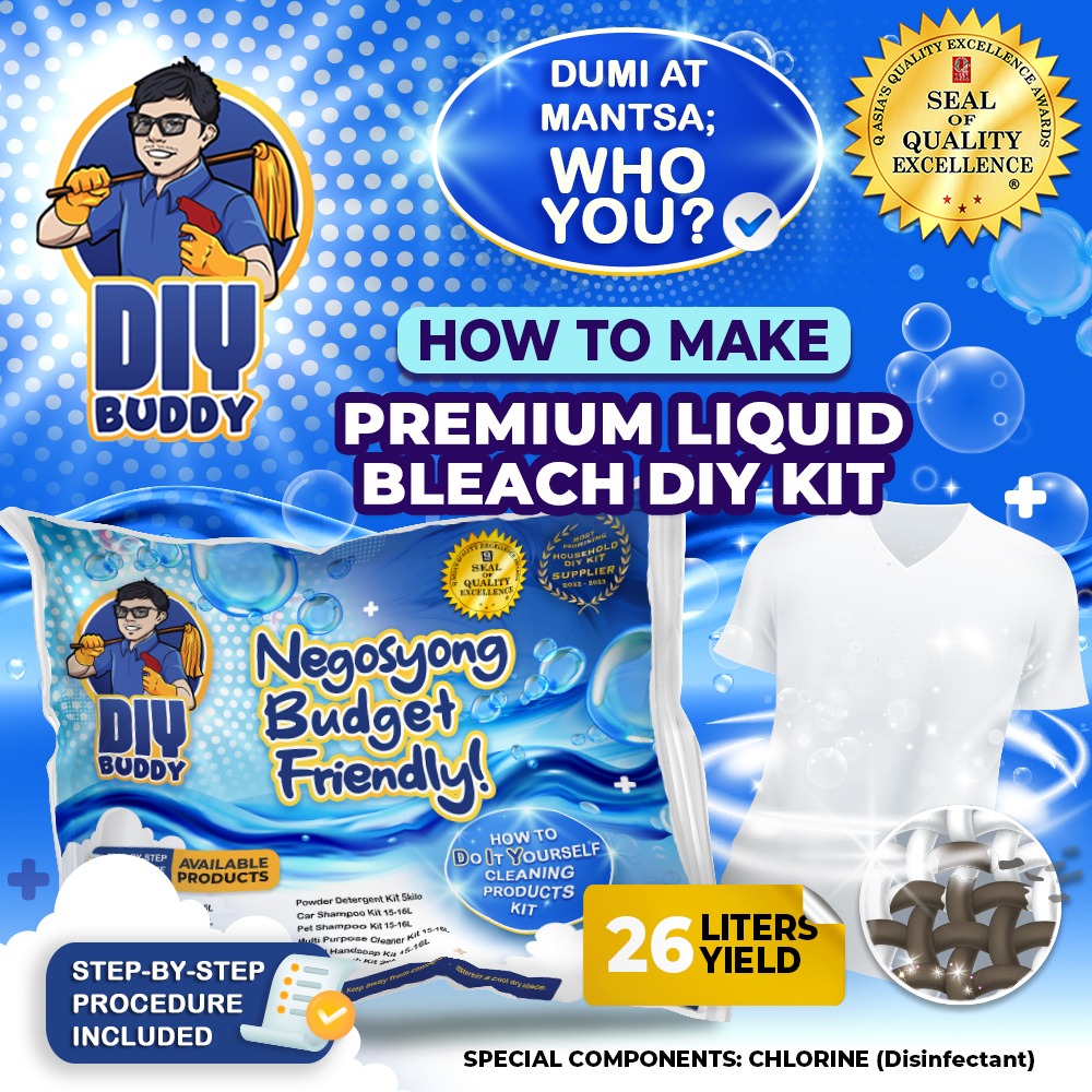 LIQUID BLEACH KIT 26 LITERS YIELD - DIY BUDDY PH | Lazada PH