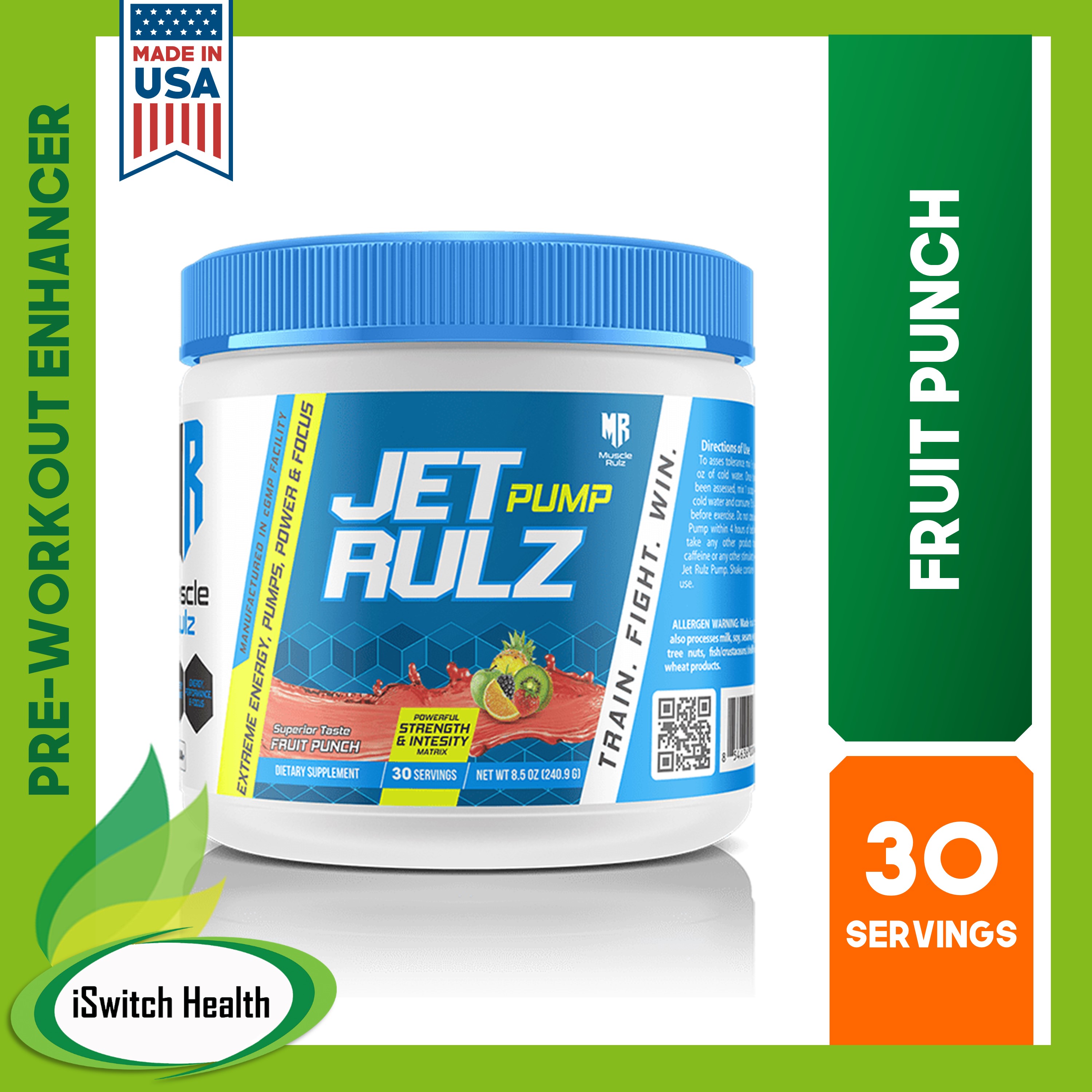 Muscle Rulz Jet Rulz Pump Pre Workout - 30 Servings | Lazada PH