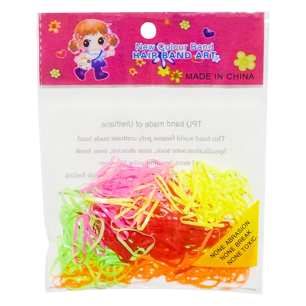 100pcs Color San Rio Rubber Bands Sanrio Hair Ties Ponytail Elastic ...