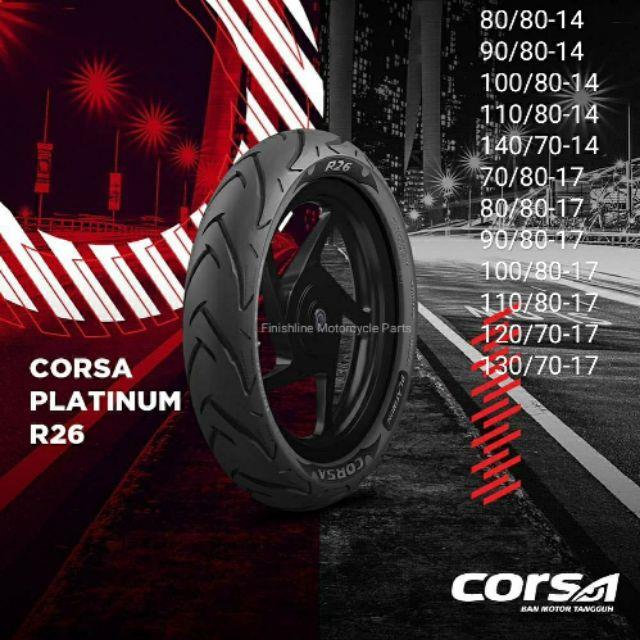 Corsa R26 Size 14 17 Platinum Series Motorcycle Tire Mio Click Aerox ...