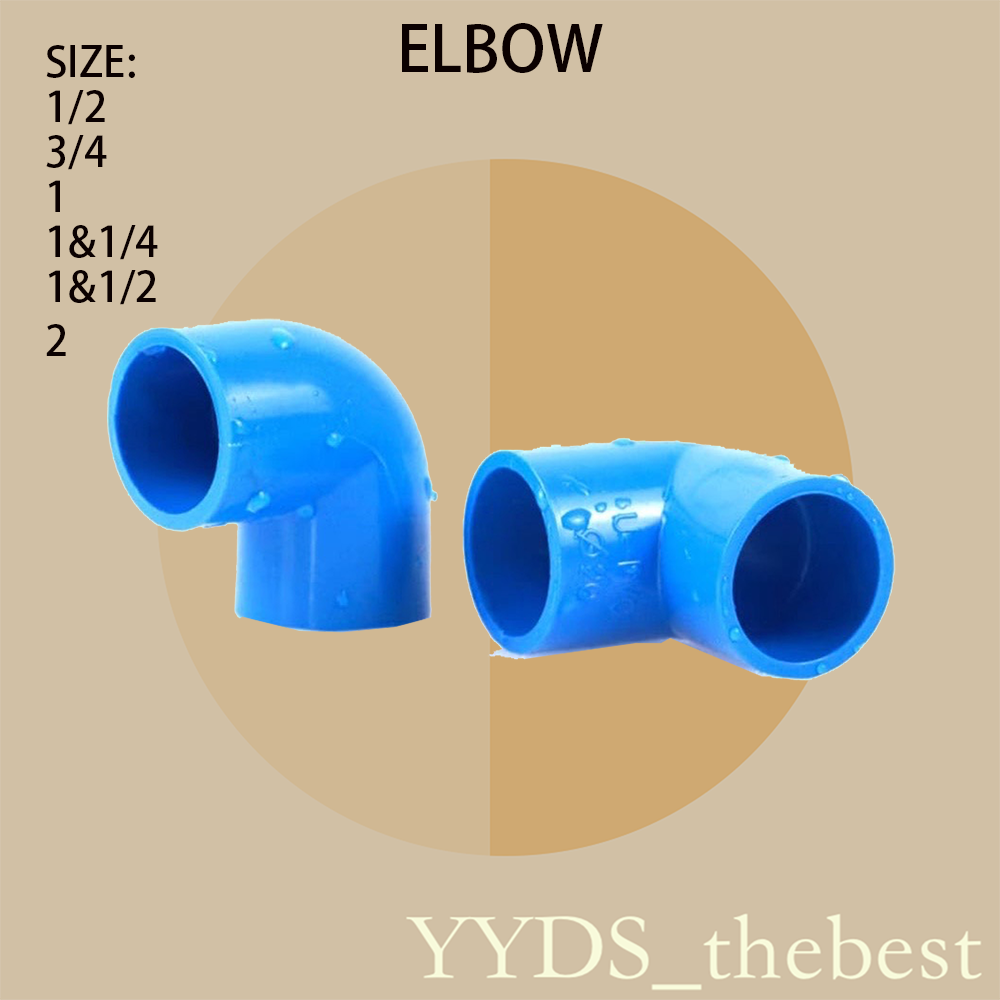 goflex blue elbow PVC water blue piping system(1/2)"(3/4")(1")(1&1/2 ...