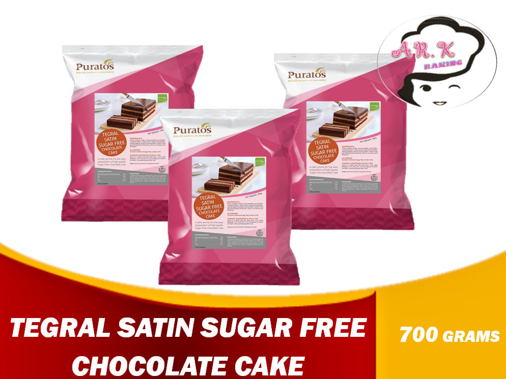 Puratos Premix Tegral Satin Sugar Free Chocolate Cake mix Premix 700G ...